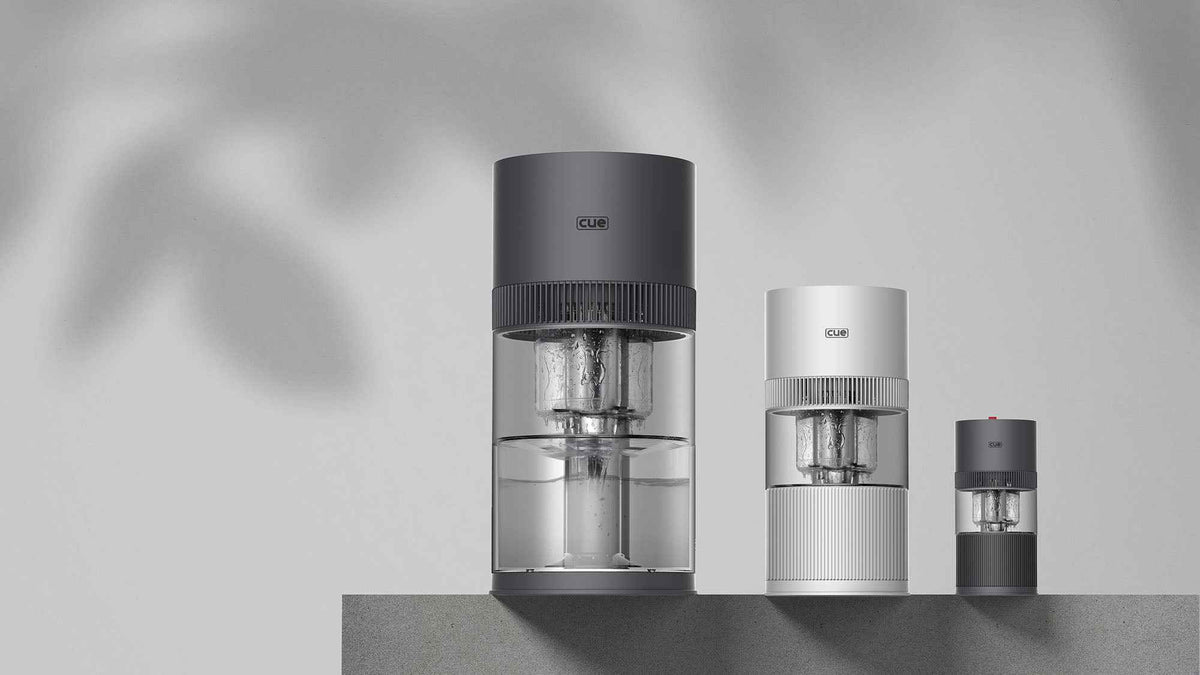 Cue Air washer | Filter-Free Water-Powered Air Purifier